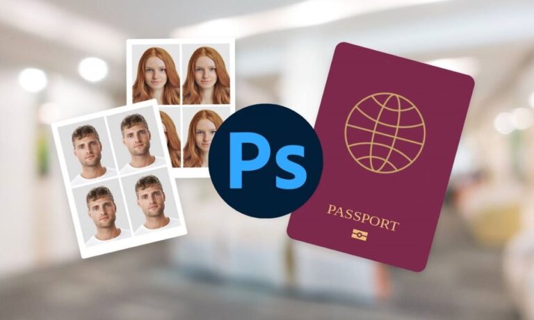Passport-Size Photo in Photoshop - Get a Template Now